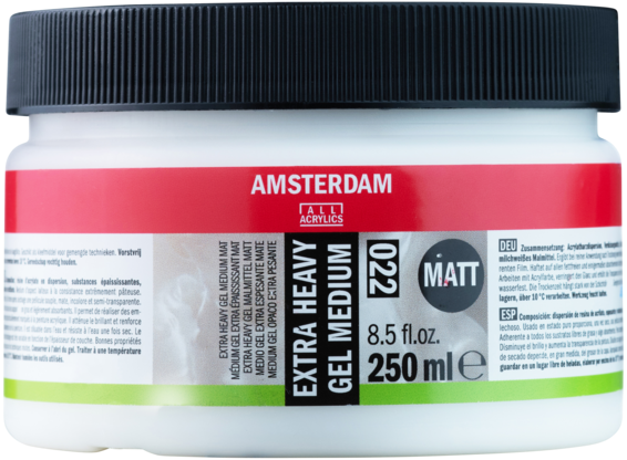 Amsterdam Extra heavy gel medium mat 022 pot 250 ml Antoon de Jong