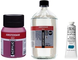 Verf, mediums en vernis Antoon de Jong